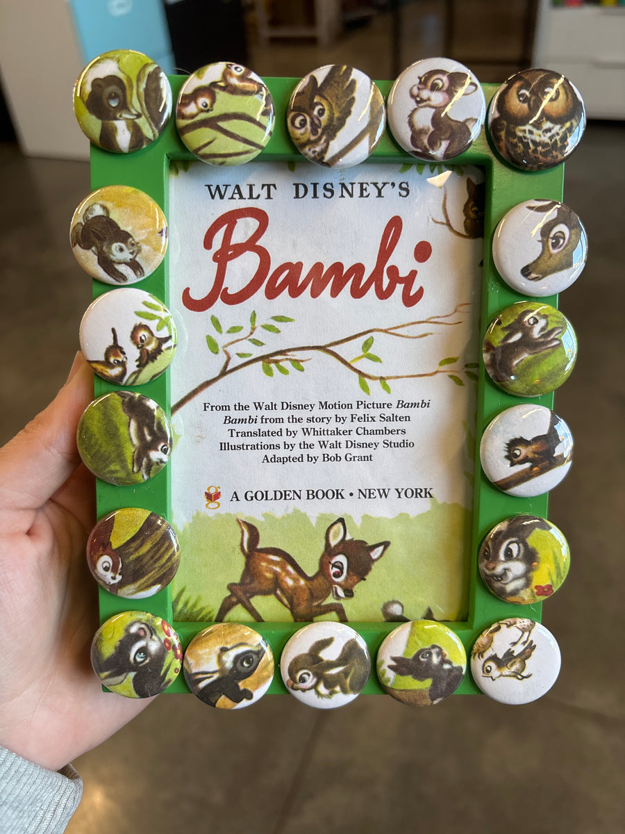 Handmade Bambi button frame – The Glitter Workshop
